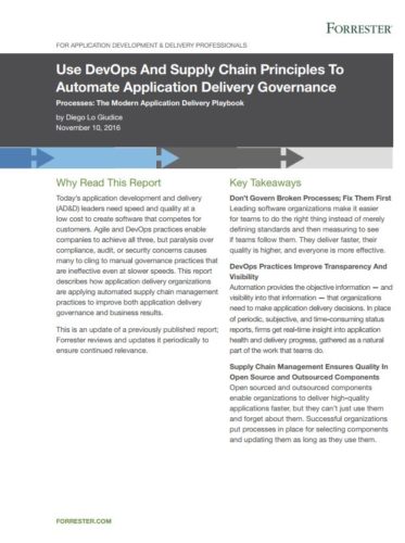 Forrester Continous Delivery and Release Automation Q3 Report - DevOps.com